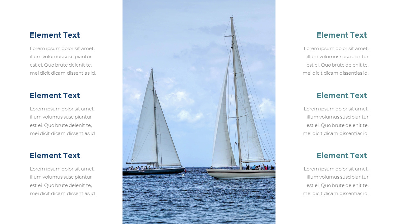 Sailboat Templates PPT|Lifestyle