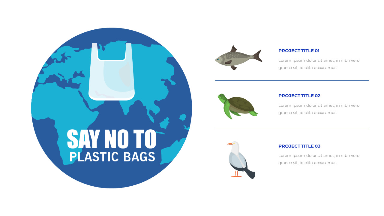 Stop Ocean Plastic Pollution PowerPoint Theme