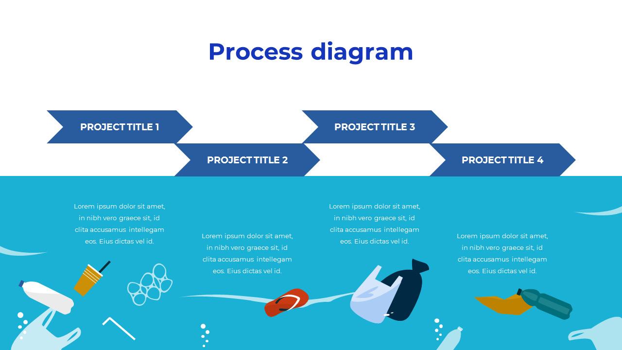 Stop Ocean Plastic Pollution PowerPoint Theme