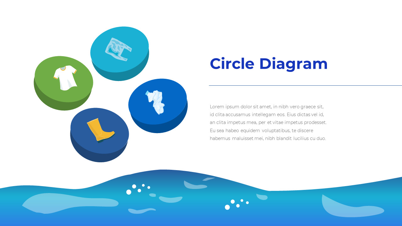 Stop Ocean Plastic Pollution PowerPoint Theme