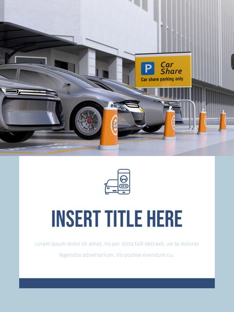 Auto compartido Muestras de presentación PPT