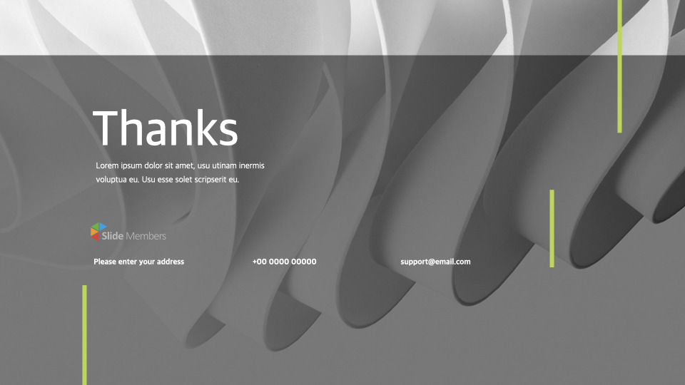 Wavy Abstract Background Pitch Deck Windows Keynote