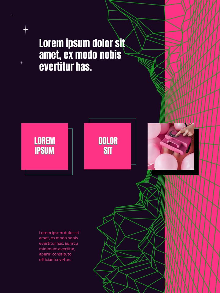 Retro Party Concept Poster Google Slides Themes & Templates