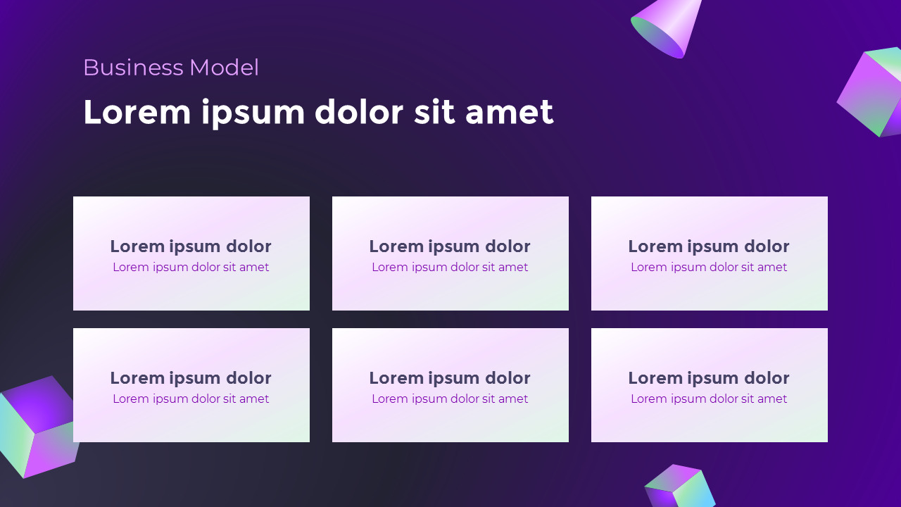 Creative Project Abstract Design PowerPoint Backgrounds