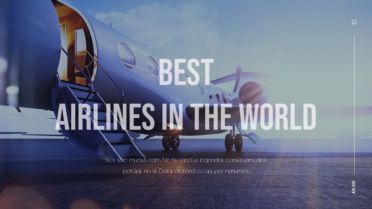 Marketing Strategies for Airlines presentation slide