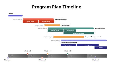 Program Plan Timeline|Tables|Diagram