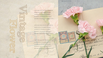Vintage Flower PowerPoint Presentation PPT|Lifestyle|Templates