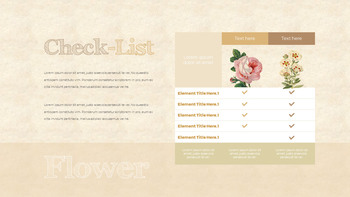 Vintage Flower PowerPoint Presentation PPT|Lifestyle|Templates