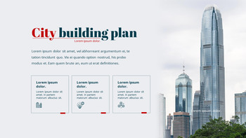 Work and the City PowerPoint Templates for Presentation