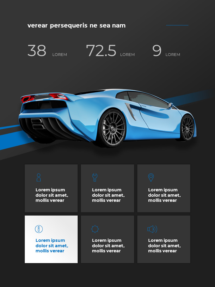 Car Driving Concept presentation slide