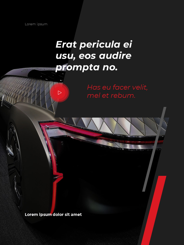 Car Driving Concept presentation slide