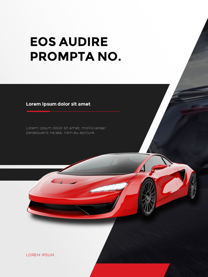 Car Driving Concept Simple Slides Design