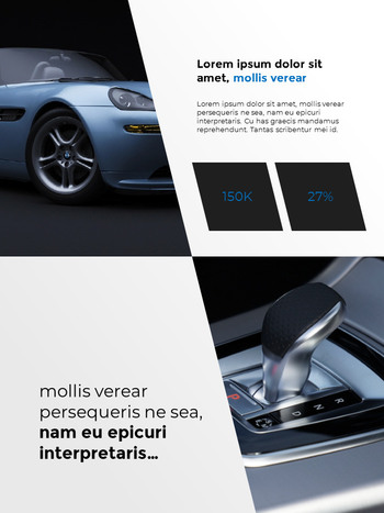 Car Driving Concept Simple Slides Design