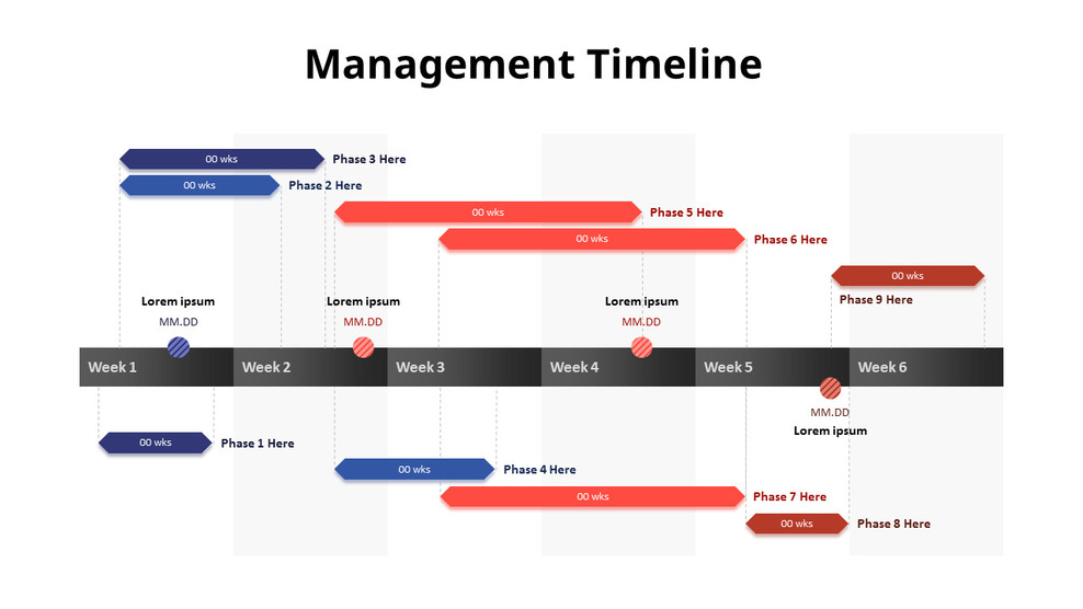 Management Timeline|Tables|Diagram