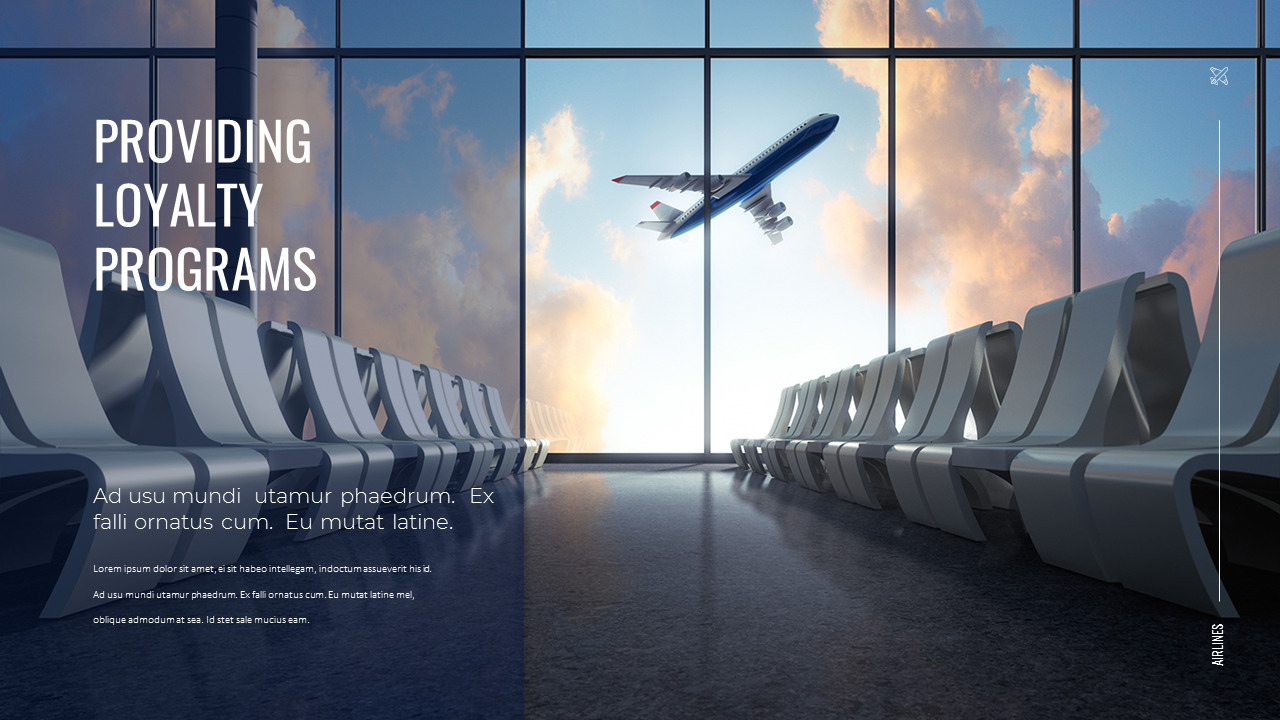 Marketing Strategies for Airlines professional presentation