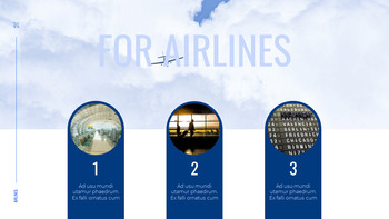 Marketing Strategies for Airlines professional presentation