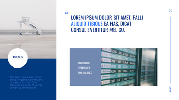Marketing Strategies for Airlines professional presentation