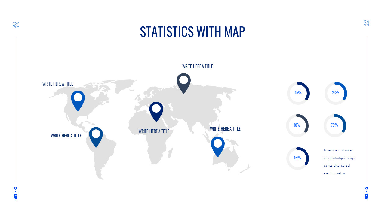 Marketing Strategies for Airlines professional presentation