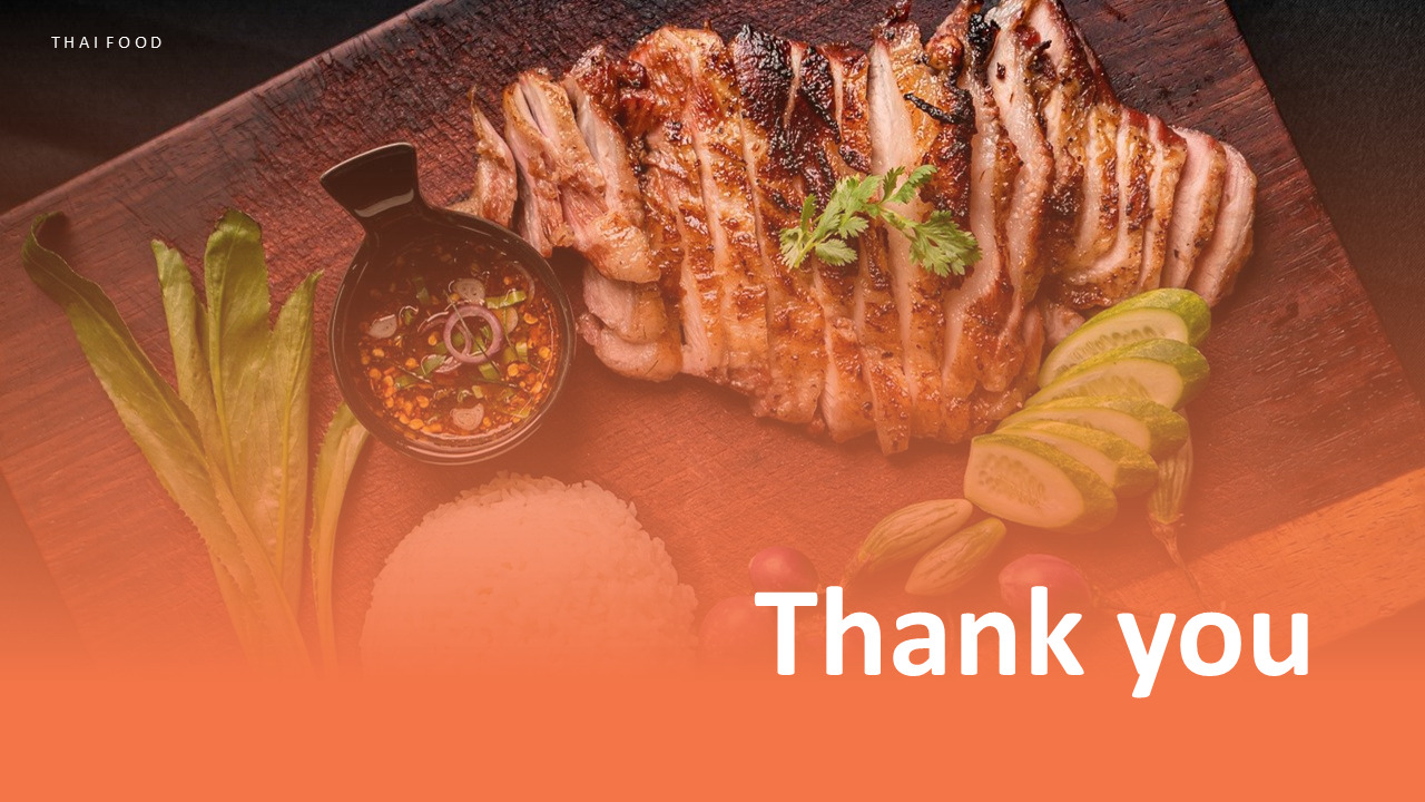 Thai Food Google Slides Themes for Presentations|Business
