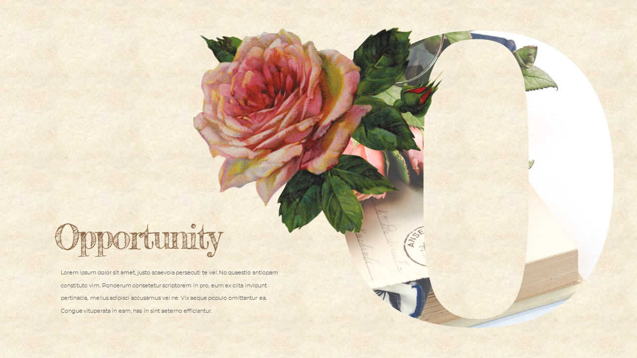 Vintage Flower Best Google Slides|Lifestyle