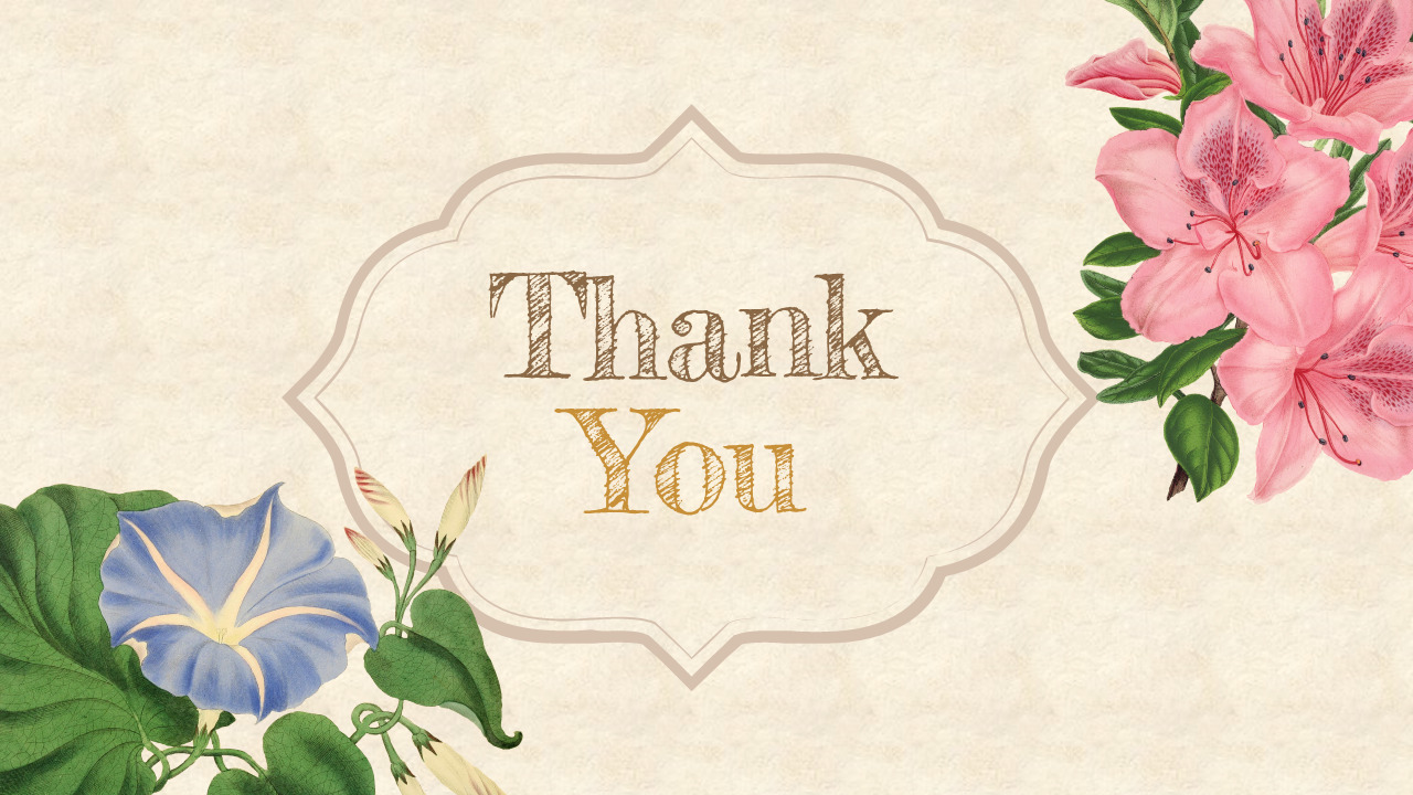 Vintage Flower Best Google Slides|Lifestyle