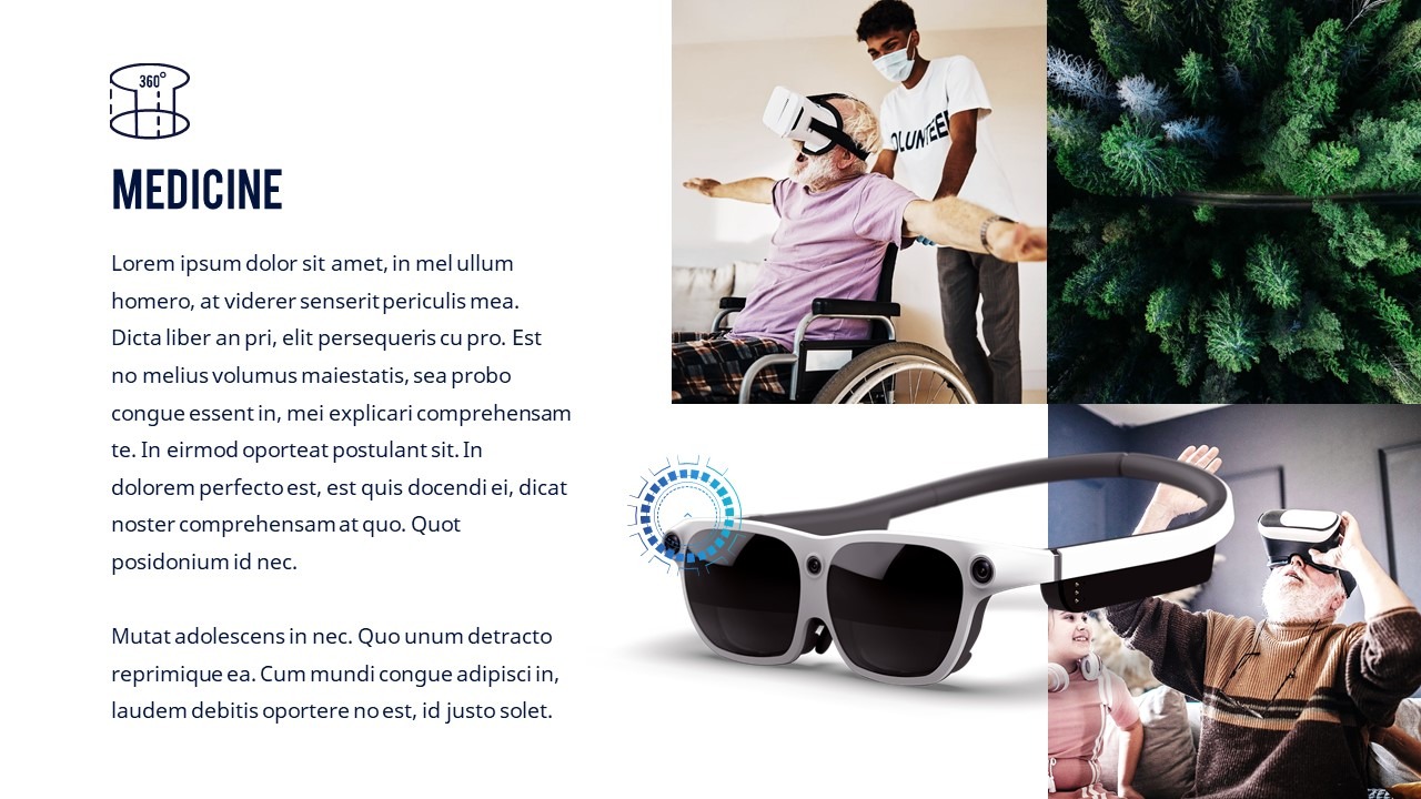 virtual Reality Simple Templates Design