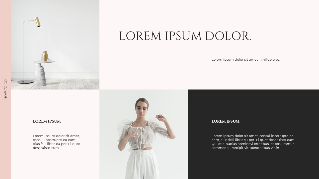 Brand Project Strategy Simple PowerPoint Template Design
