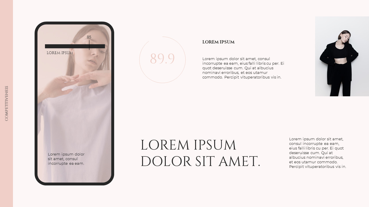 Brand Project Strategy Simple PowerPoint Template Design