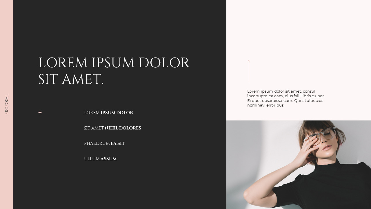 Brand Project Strategy Simple PowerPoint Template Design