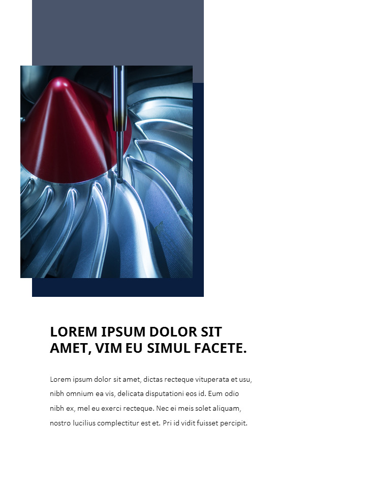 Industrial Facility Simple PowerPoint Template Design