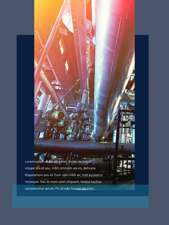 Industrial Facility Simple PowerPoint Template Design