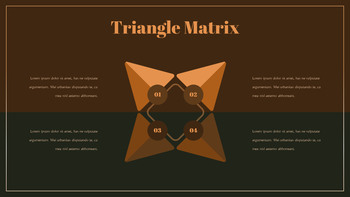 Vintage Frame Simple PowerPoint Template Design