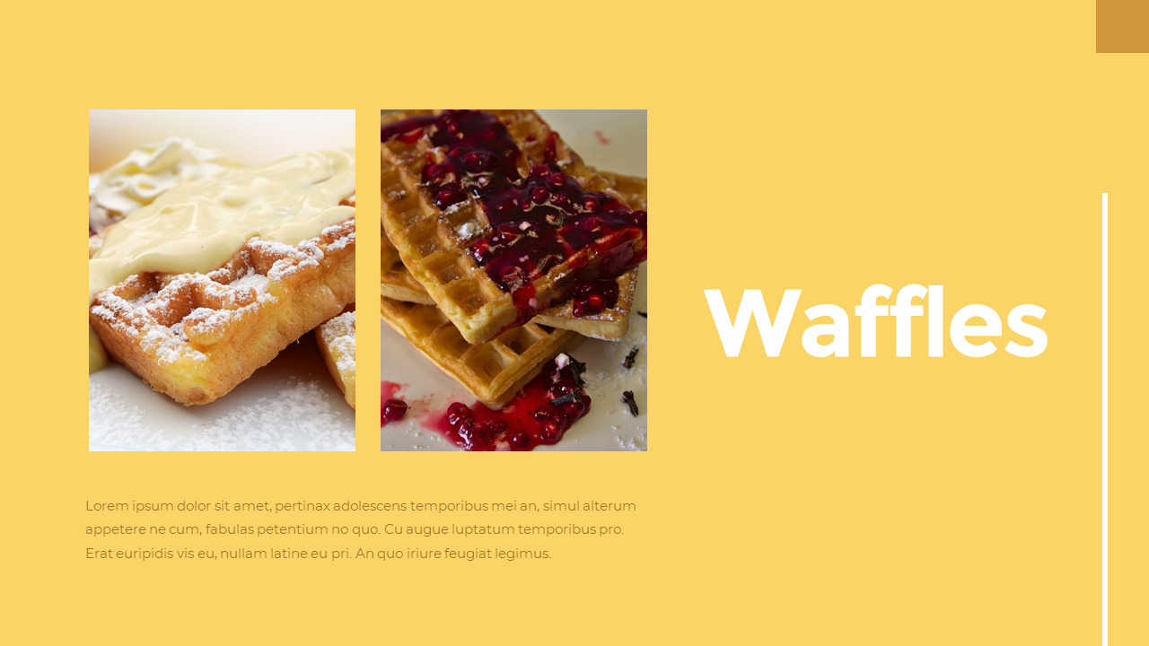 Waffles PowerPoint Presentations Samples|Business|Templates