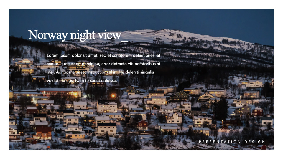 European Night Keynote Design|Lifestyle