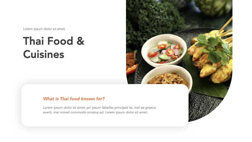 Thai Food Keynote to PPT|Business