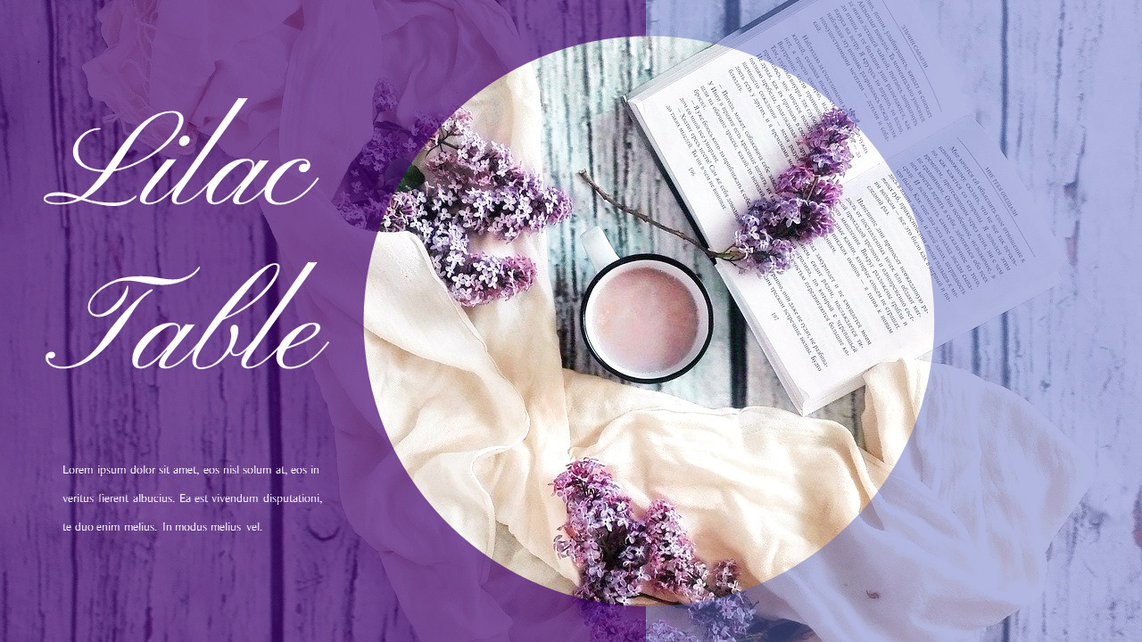 Lilac PPT Slides|Lifestyle|Templates