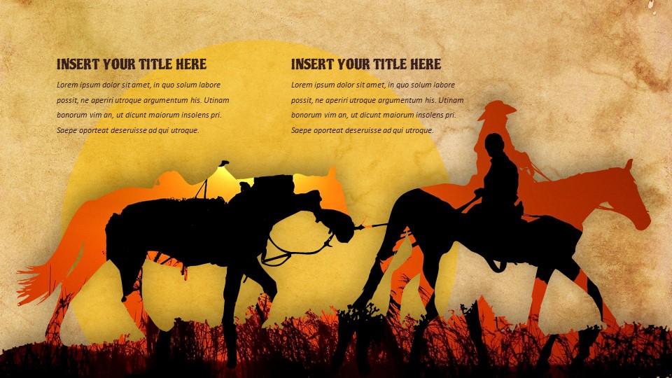 Wild West Google Slides Themes for Presentations