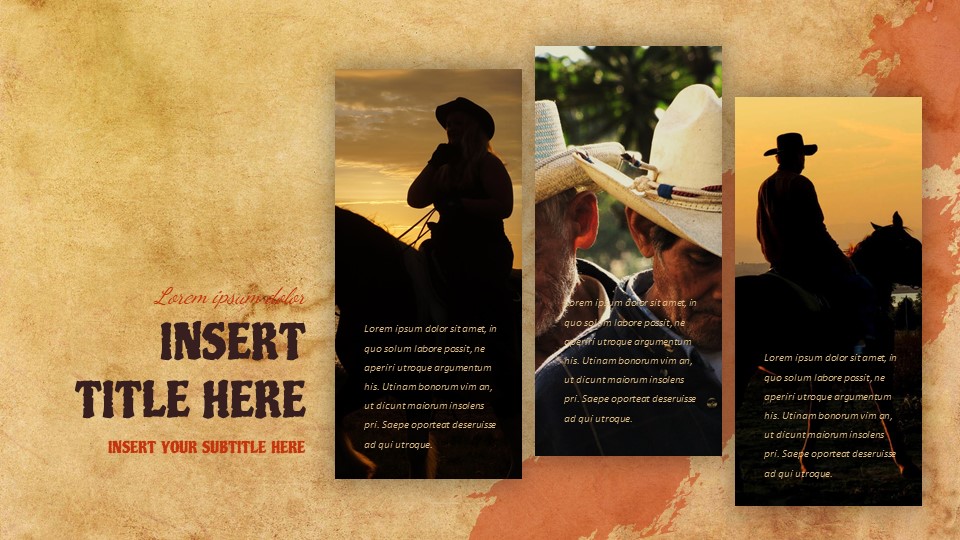 Wild West Google Slides Themes for Presentations