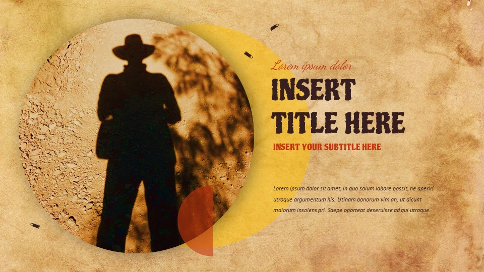 Wild West Google Slides Themes for Presentations