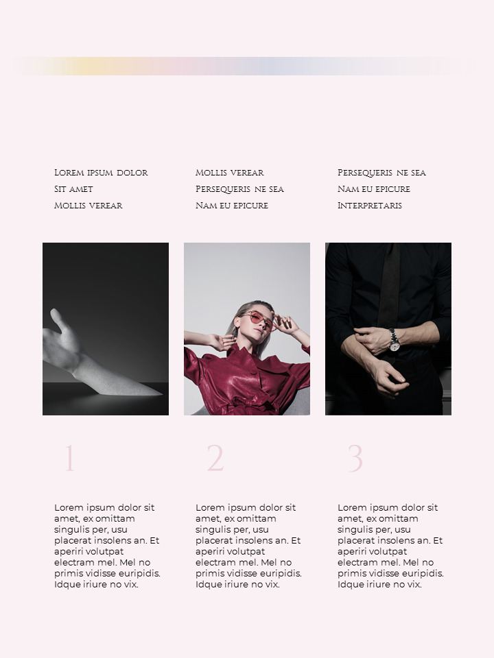 Gradation Concept Portfolio Best PowerPoint Templates