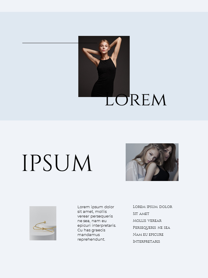 Gradation Concept Portfolio Best PowerPoint Templates