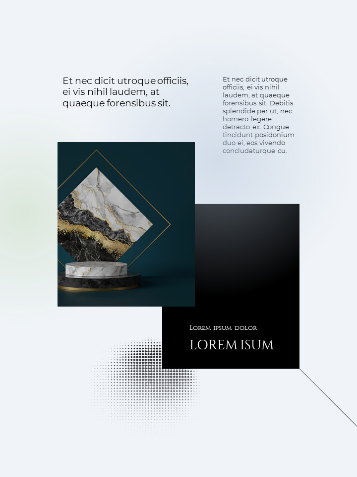 Gradation Concept Portfolio Best PowerPoint Templates