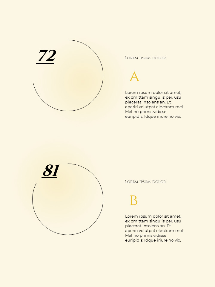 Gradation Concept Portfolio Best PowerPoint Templates