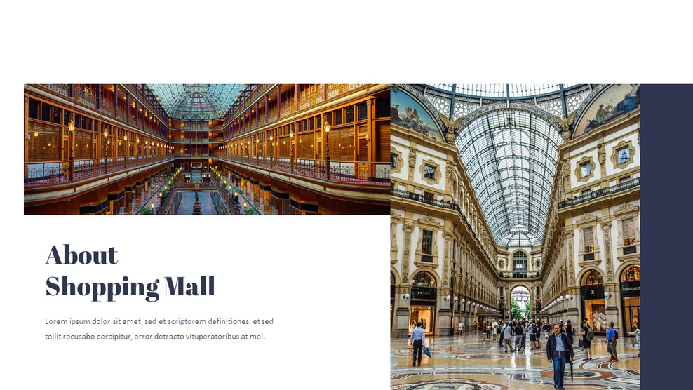 Shopping Mall PowerPoint Presentations|IT/Commerce|Templates