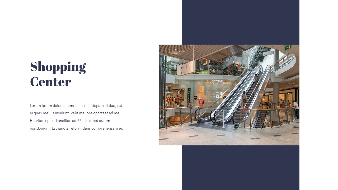 Shopping Mall PowerPoint Presentations|IT/Commerce|Templates