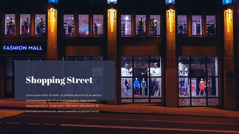 Shopping Mall PowerPoint Presentations|IT/Commerce|Templates