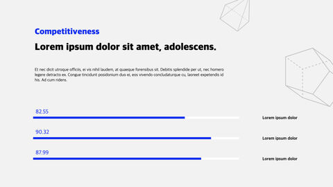Simple Line Pattern Pitch Deck Theme Keynote Design