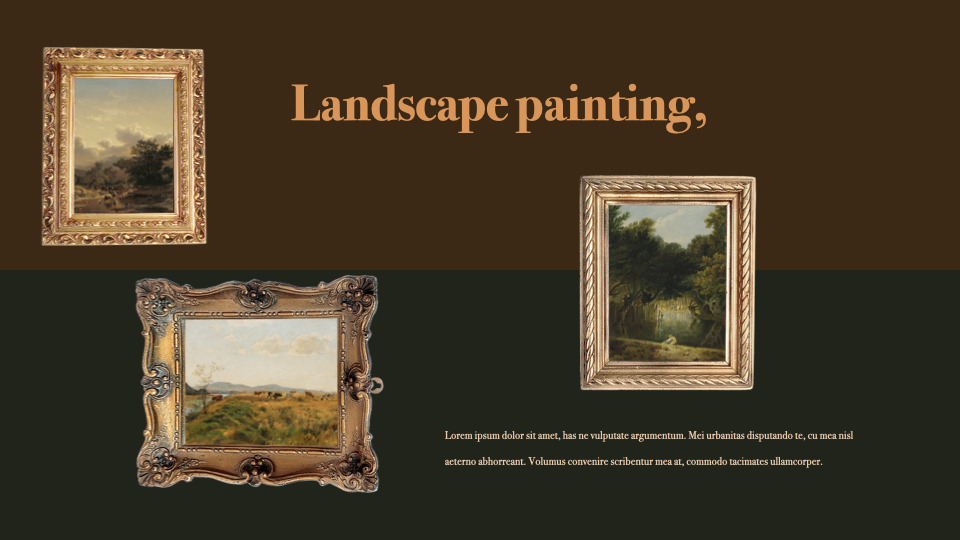 Vintage Frame PPTX Keynote