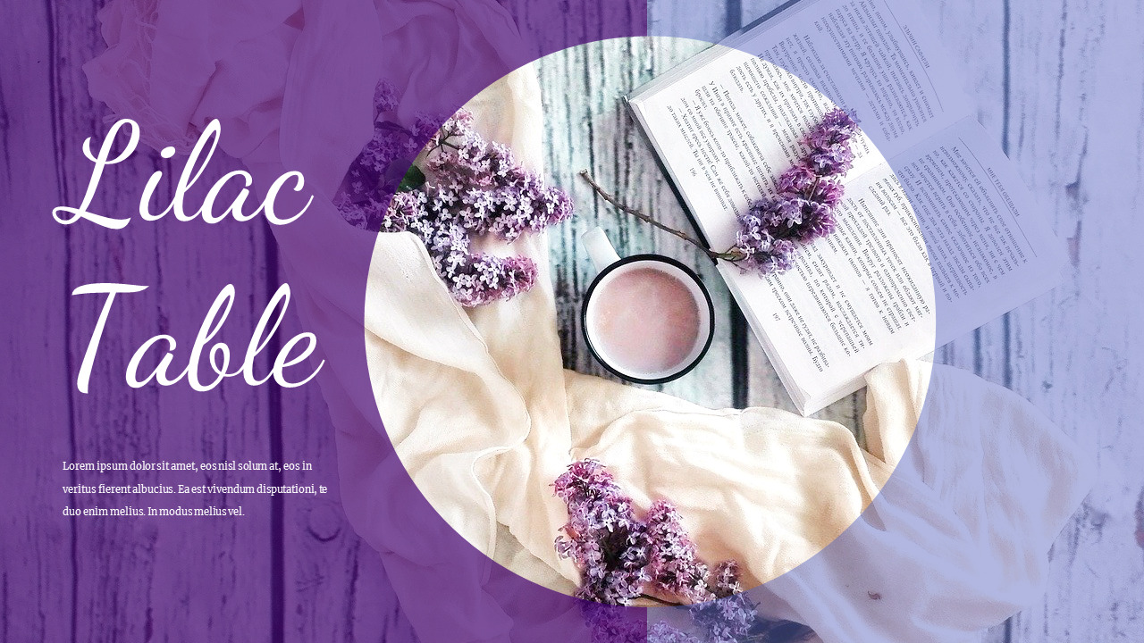 Lilac Google Slides Presentation Templates|Lifestyle
