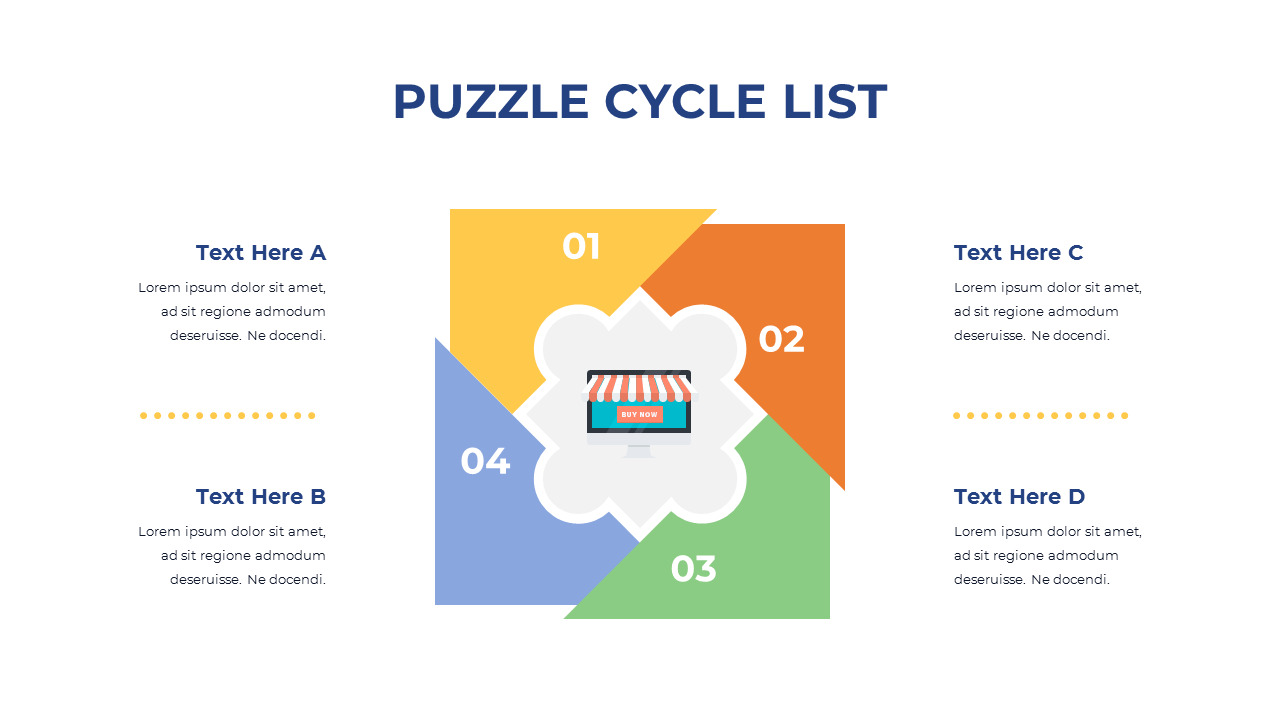 Online Shopping Mall Google PowerPoint Slides